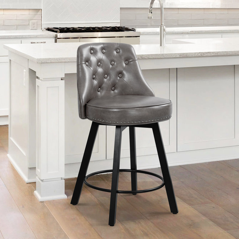 Wayfair kitchen island chairs with backs store
